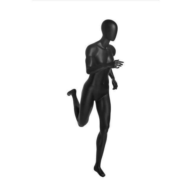 Athletic Black Female Running Mannequin MM-PB4BK2 - Mannequin Mall