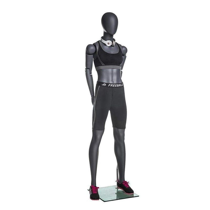 Female Posable Athletic Mannequin MM-NI-FFXG - Mannequin Mall