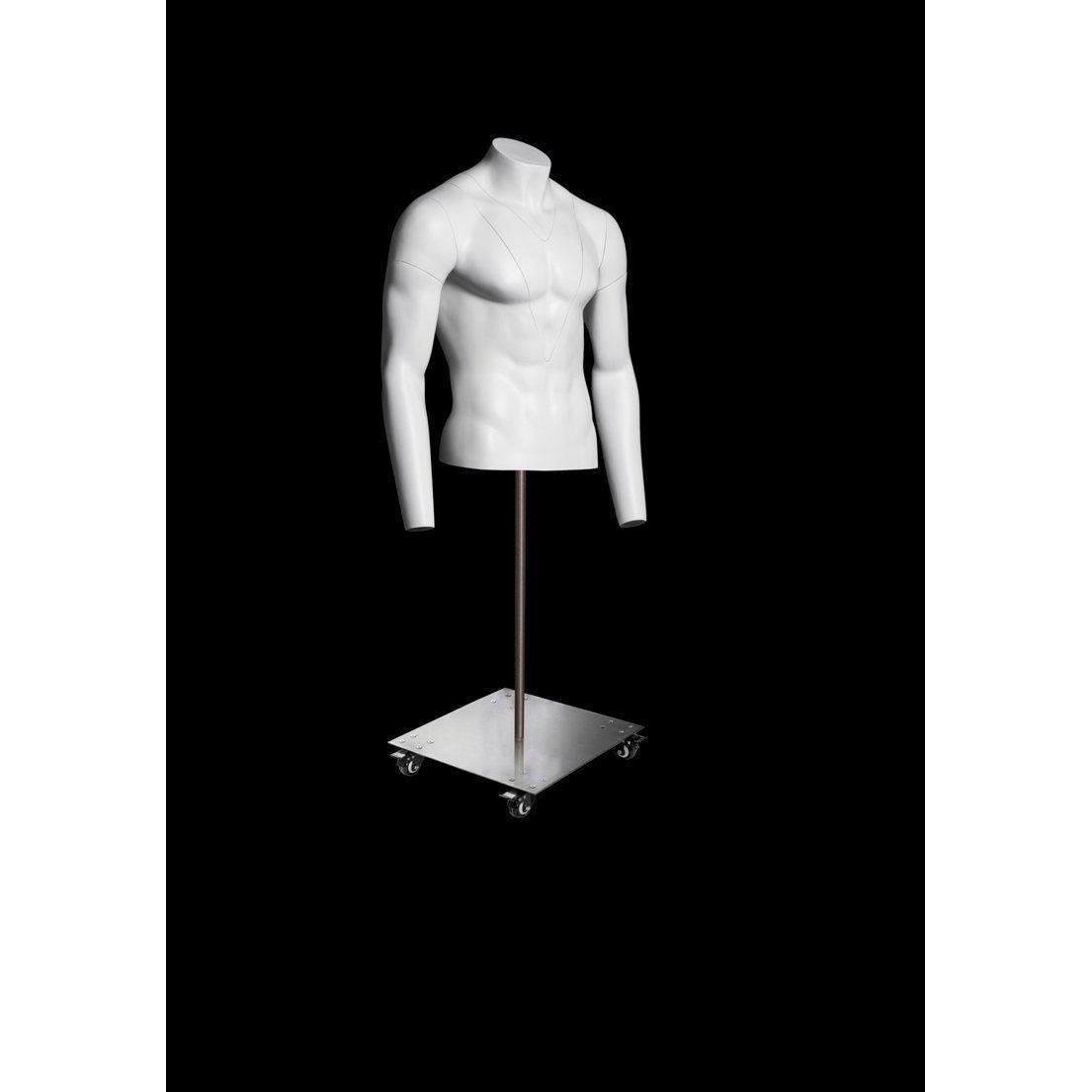 Ultimate Invisible Ghost Male Mannequin Torso MM-GH1-2M - Mannequin Mall